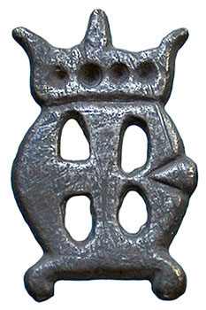 Medieval Heraldic studs mounts and pendants