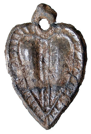 Medieval Heart Shaped Pendant